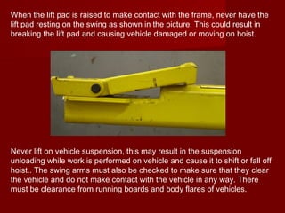 ONTAP - Vehicle Lift Safety | PPT