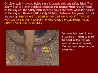ONTAP - Vehicle Lift Safety | PPT