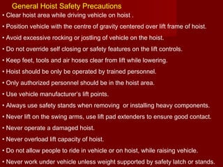 ONTAP - Vehicle Lift Safety | PPT