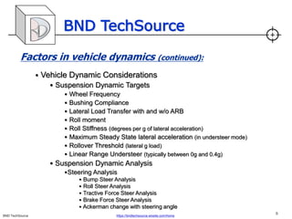 Vehicle load transfer part I 2021 | PDF