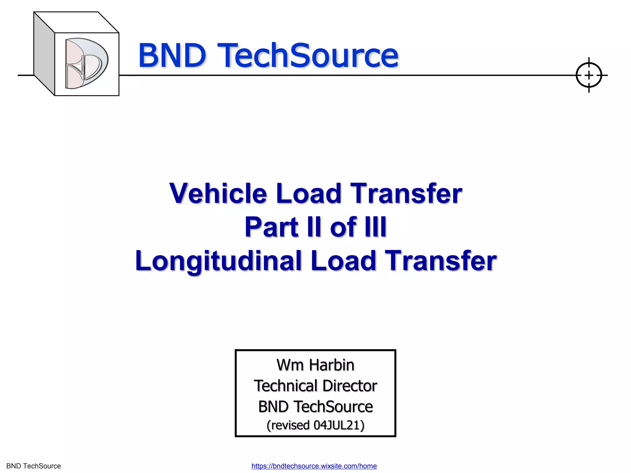 Vehicle load transfer part II 2021 | PDF | Physics | Science