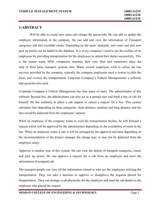 Vehicle management system | DOCX