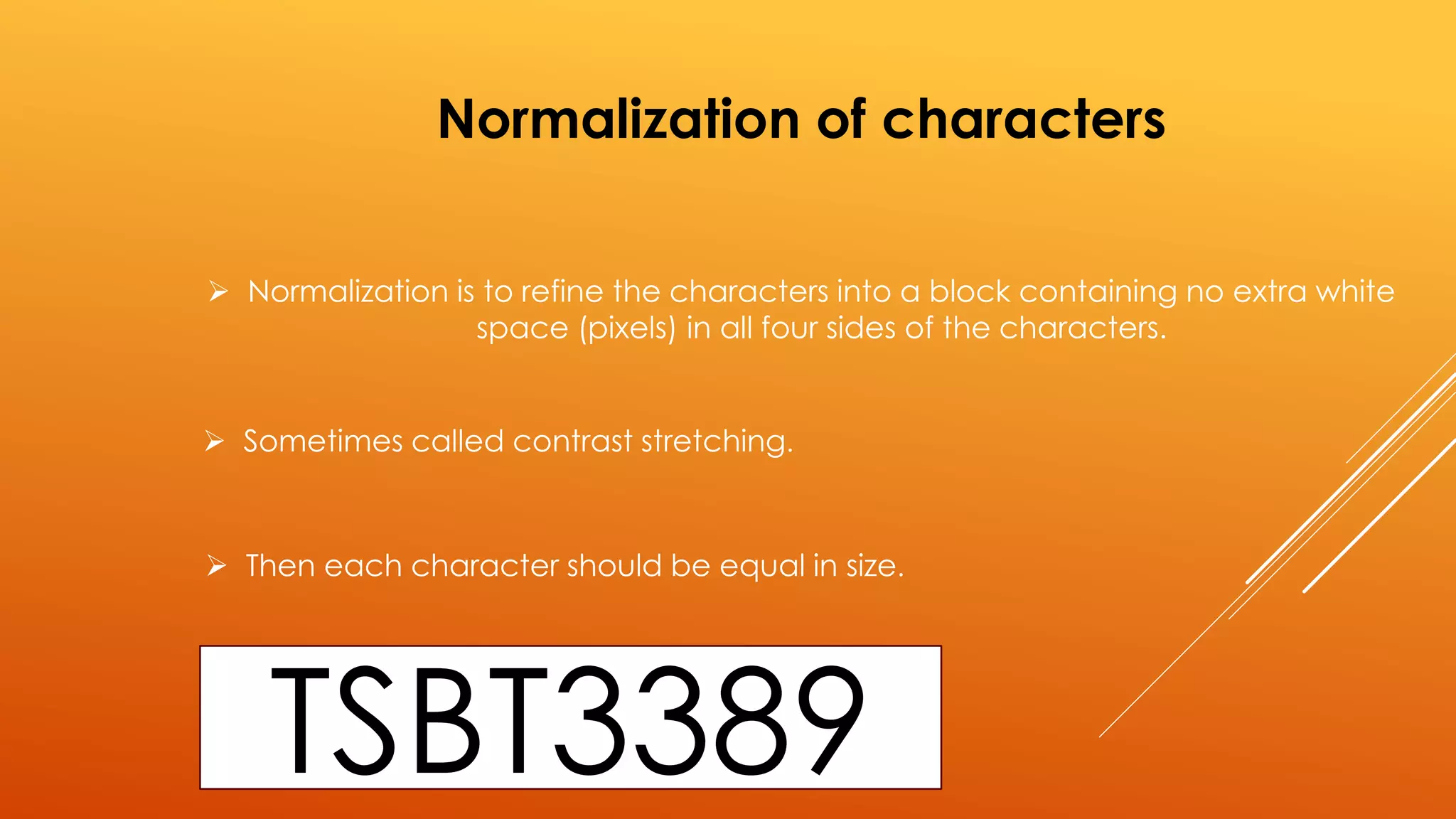Vehicle number plate recognition using matlab | PPTX