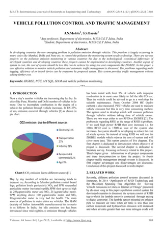 Vehicle pollution control and traffic management | PDF
