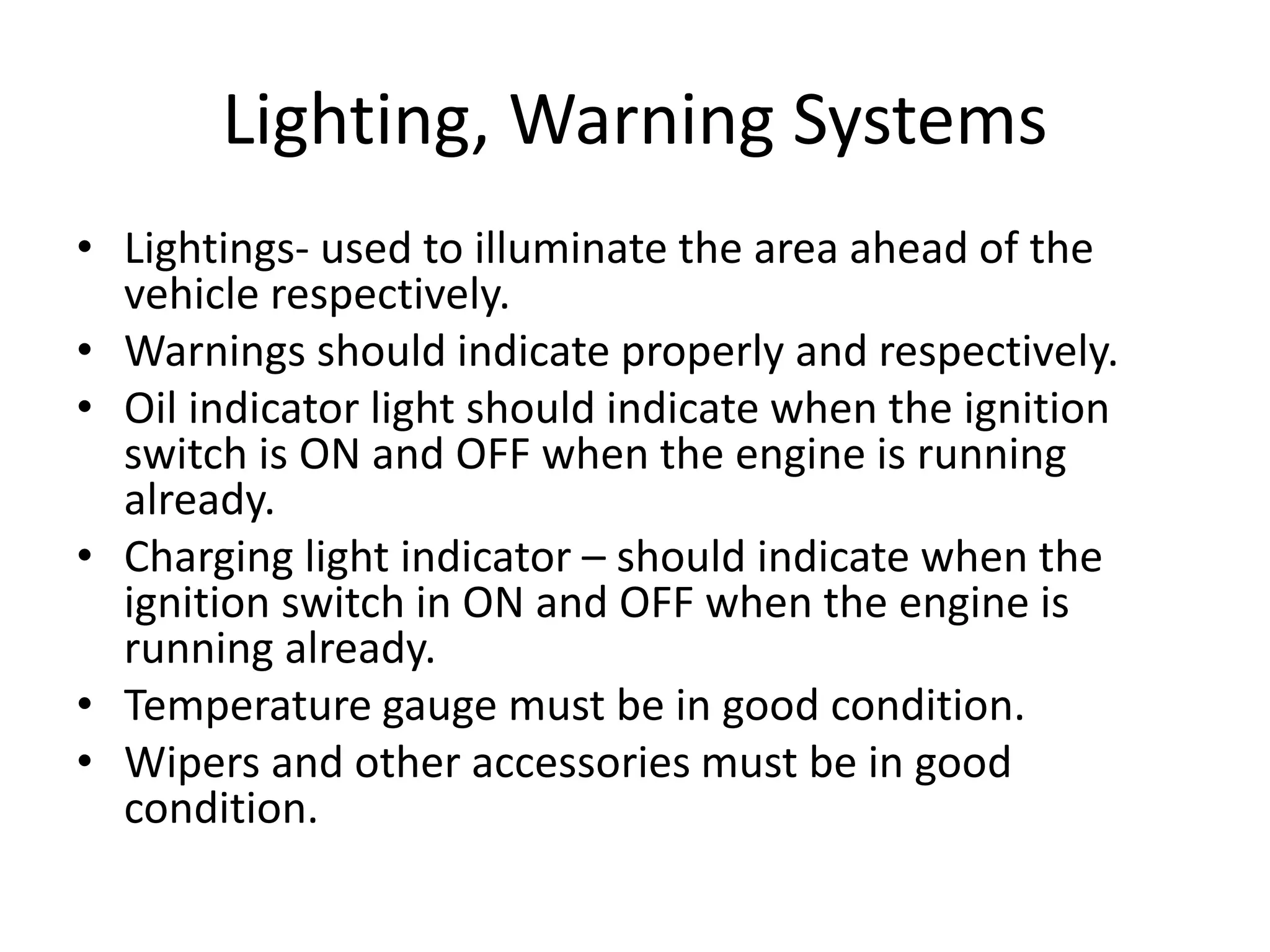 Vehicle preventive maintenance | PPSX