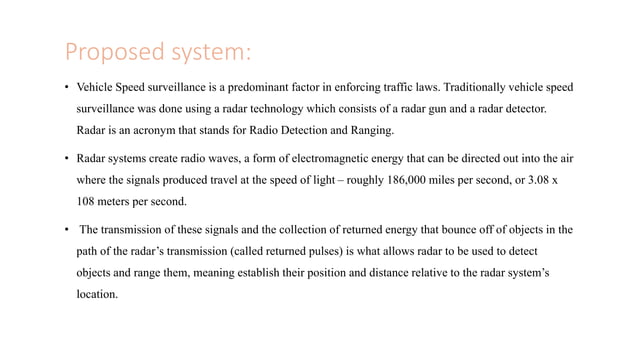 Vehicle tracking system using python project.pptx | Physics | Science