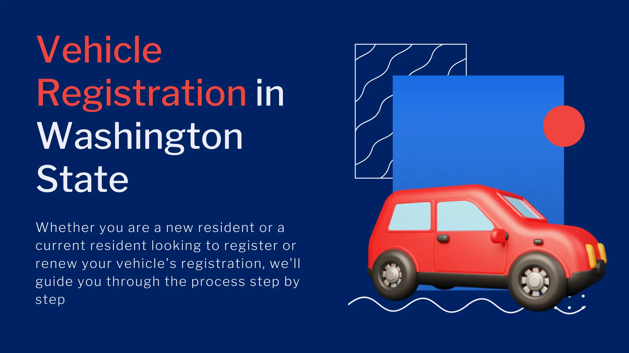 Washington Vehicle Registration Process - A Step-by-Step Guide | PDF