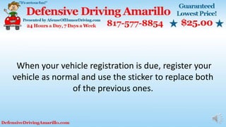 All You Need To Know About The New Texas Vehicle Registration Sticker ...