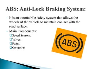 Vehicle safety system | PPTX