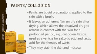 Vehicles and Formulations in Dermatology | PPTX | Skin Care | Beauty