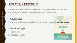 Vehicles and Formulations in Dermatology | PPTX | Skin Care | Beauty