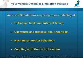 Vehicle Dynamics - SAMCEF Mecano | PPT