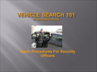 Vehicle Search 101 | PPT