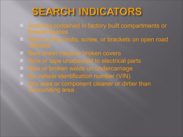Vehicle Search 101 | PPT