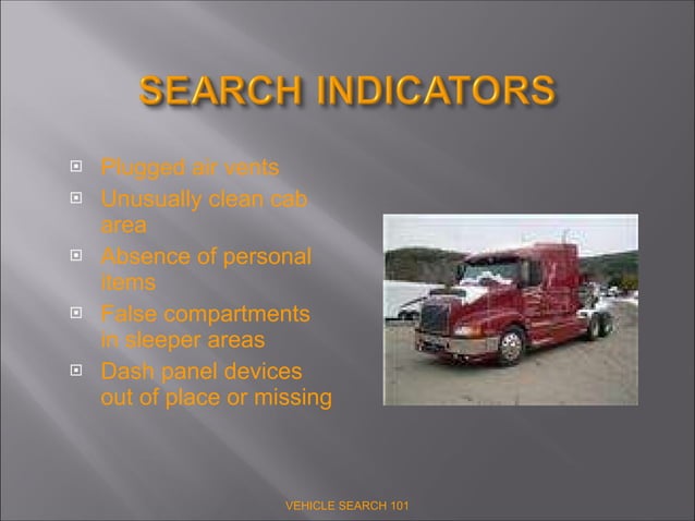 Vehicle Search 101 | PPT