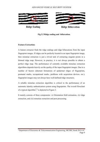 Vehicle security system final report | PDF