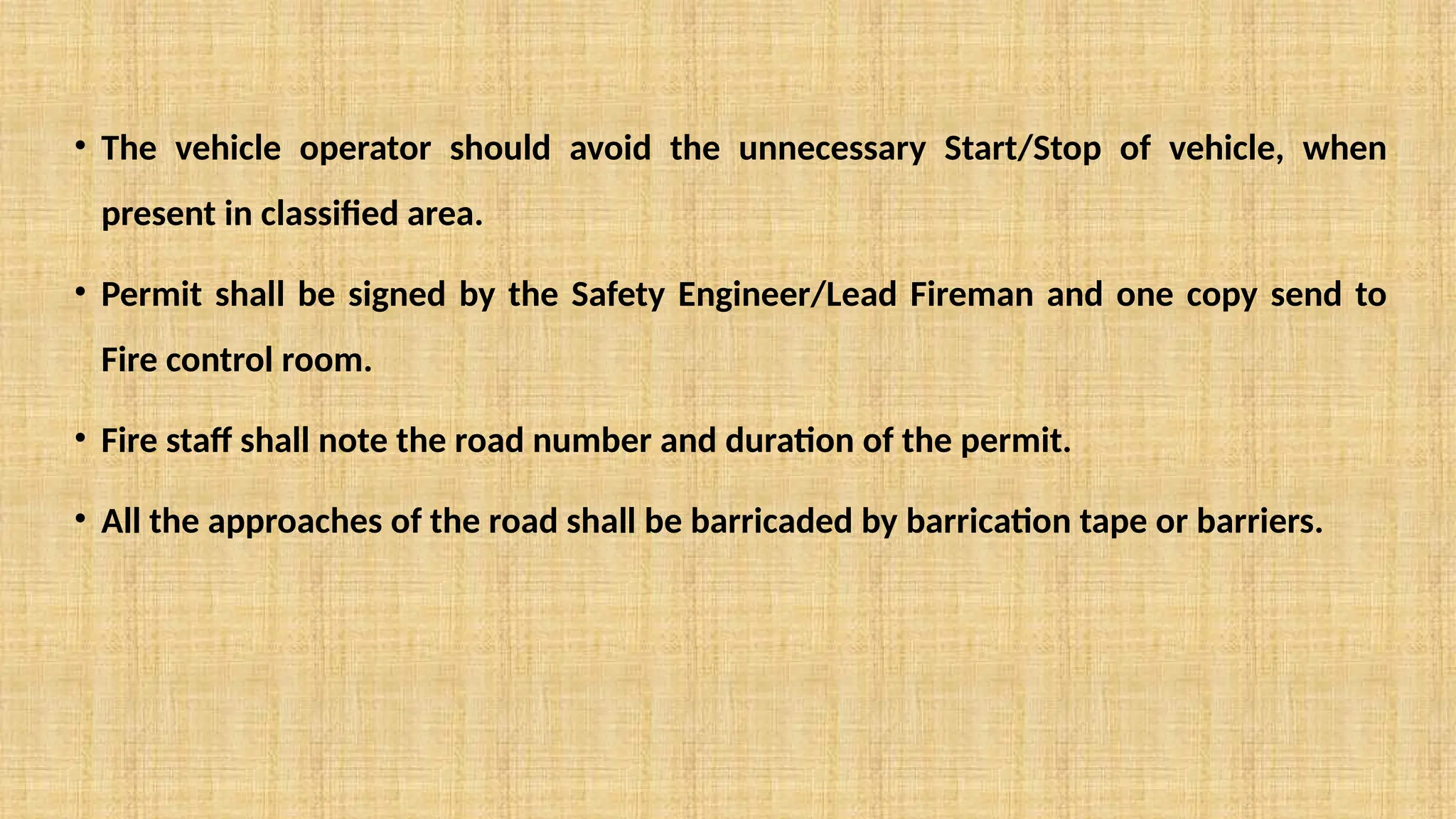 VEHICLES ENTRTY PERMIT.pptx gdfgfgdfdfdfd | PPTX