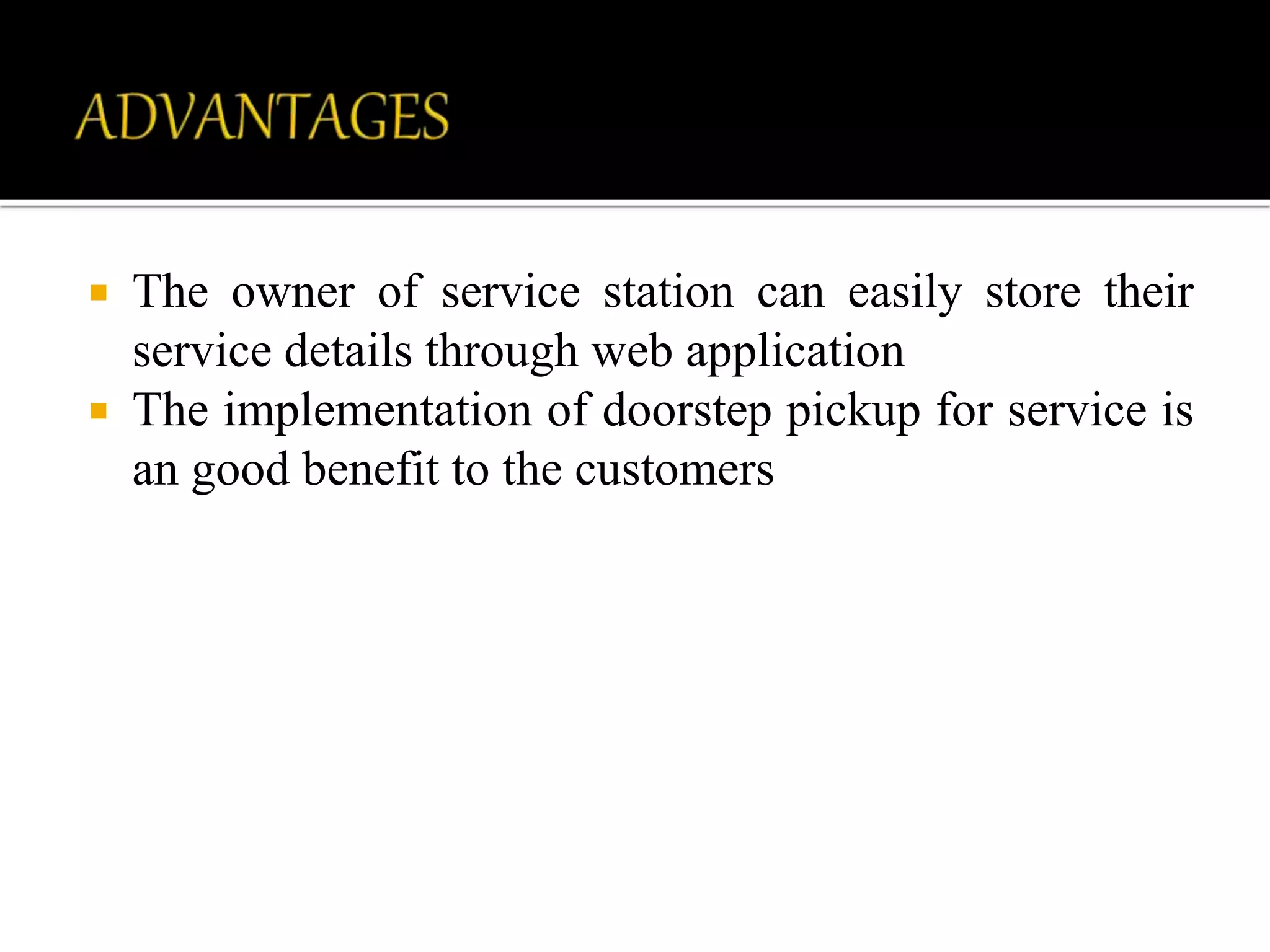 VEHICLE SERVICE MANAGEMENT SYSTEM USING WEB APPLICATION.pptx