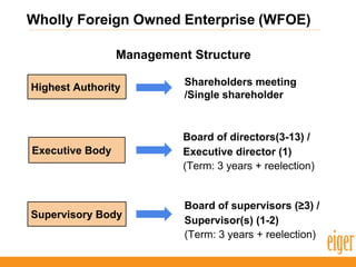 Vehicles for foreign investment in China | PPT