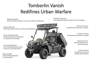 Vehicles for the next generation of warfare in built up areas | PDF