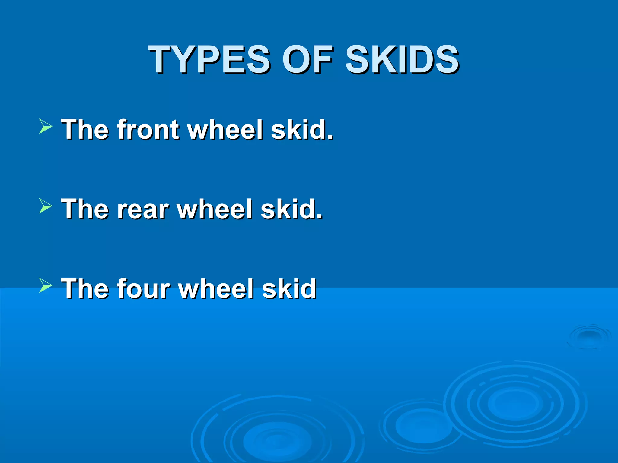Vehicle skid control | PPT