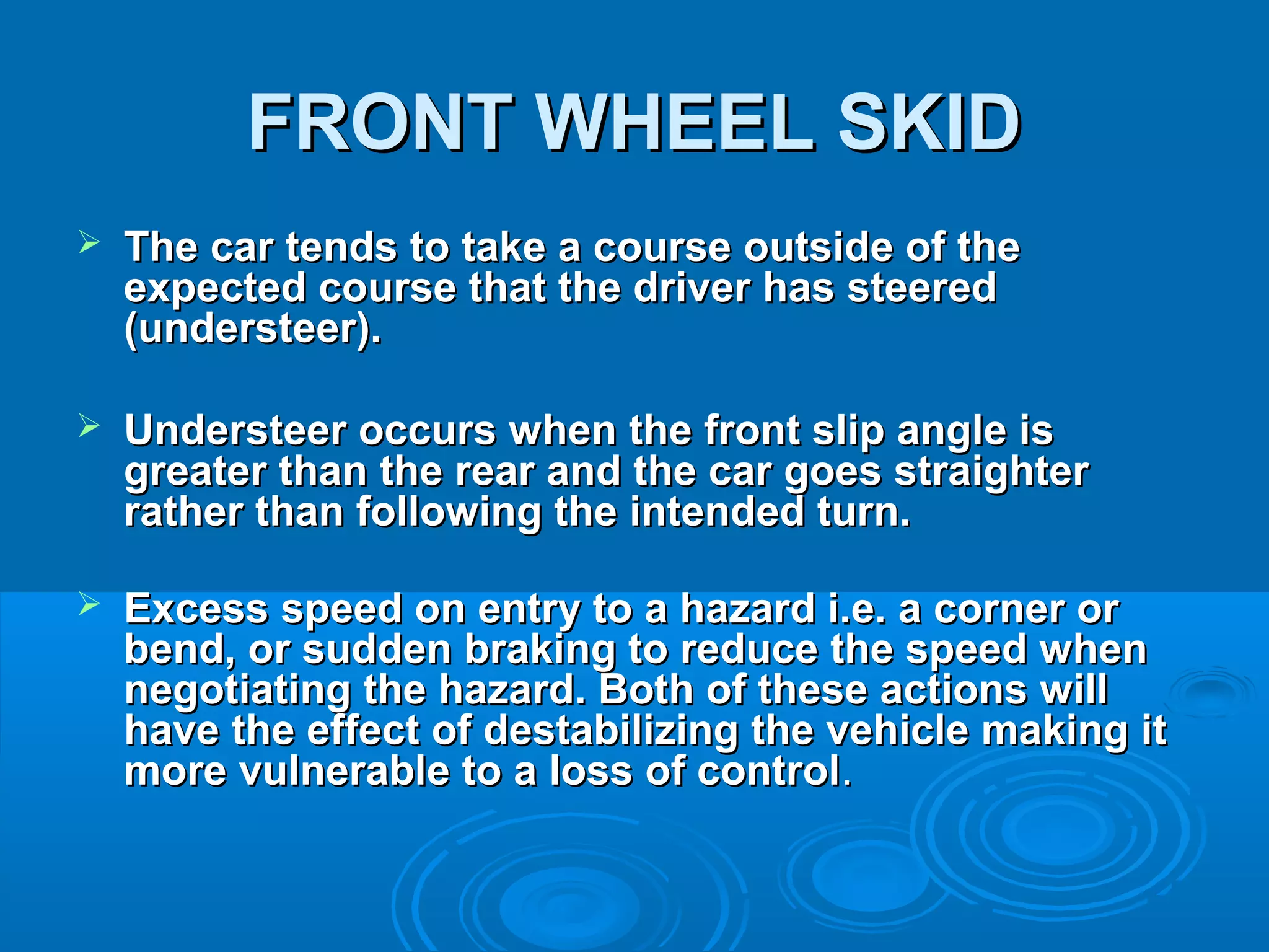 Vehicle skid control | PPT
