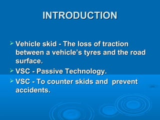 Vehicle skid control | PPT