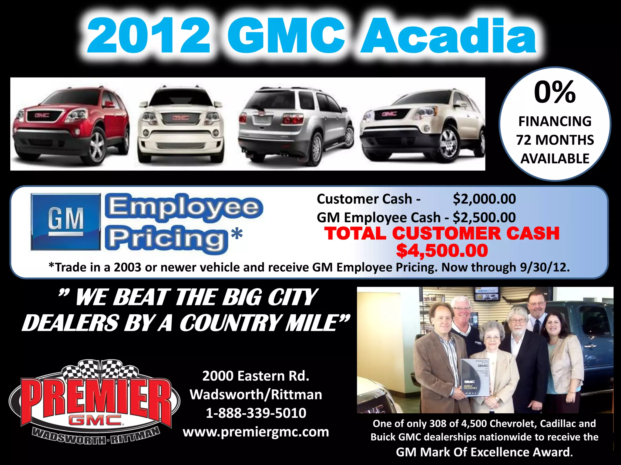 2012 GMC Acadia For Sale Medina Ohio | PDF