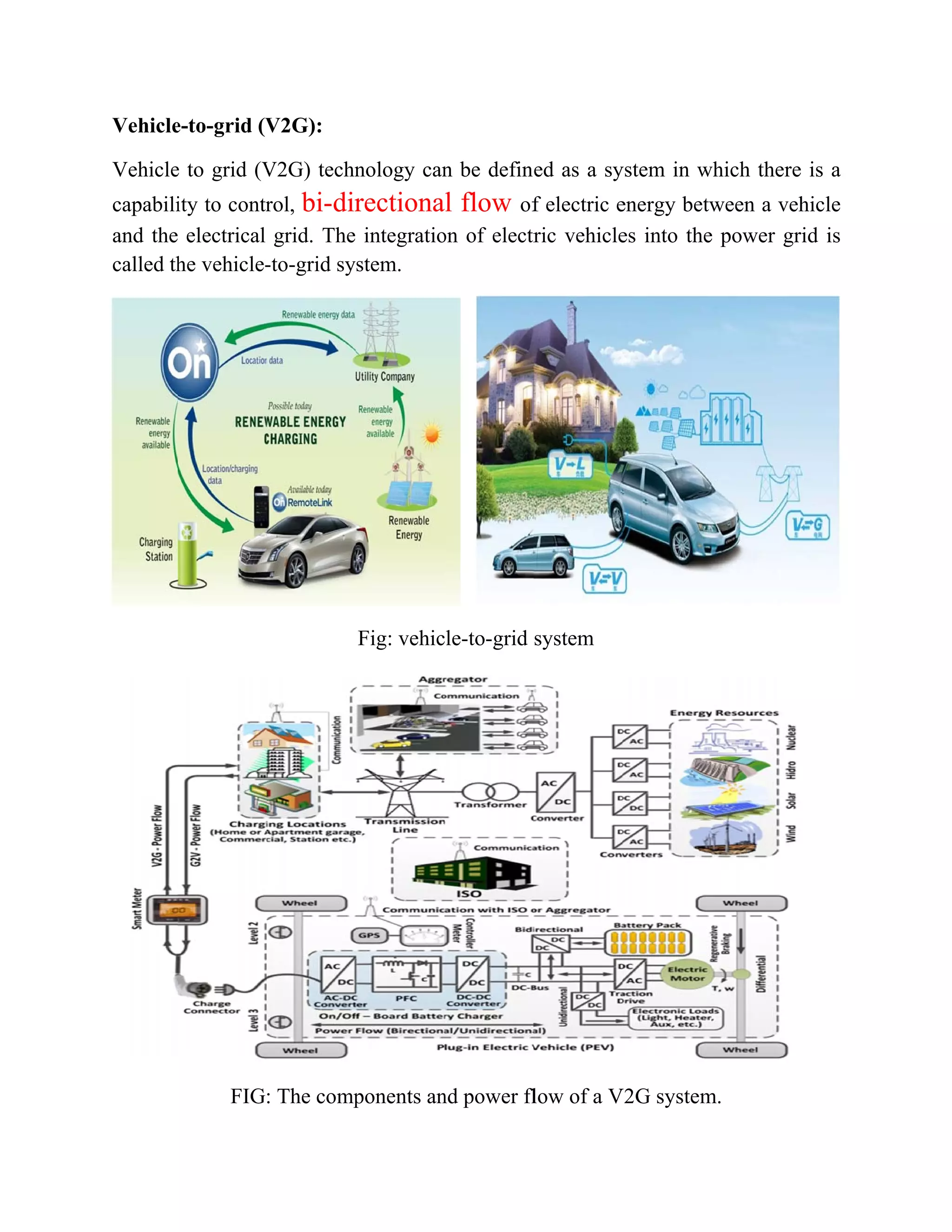 Vehicle to grid technology | PDF