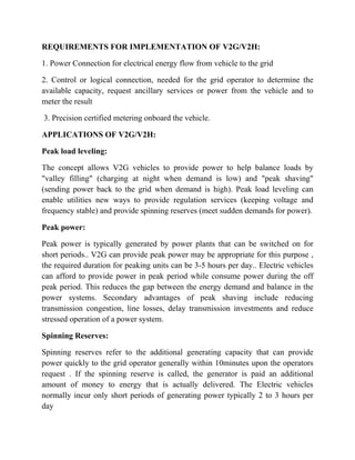 Vehicle to grid technology | PDF