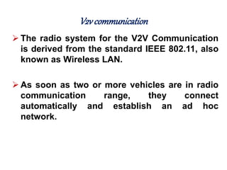 Vehicle to vehicle communication | PPT