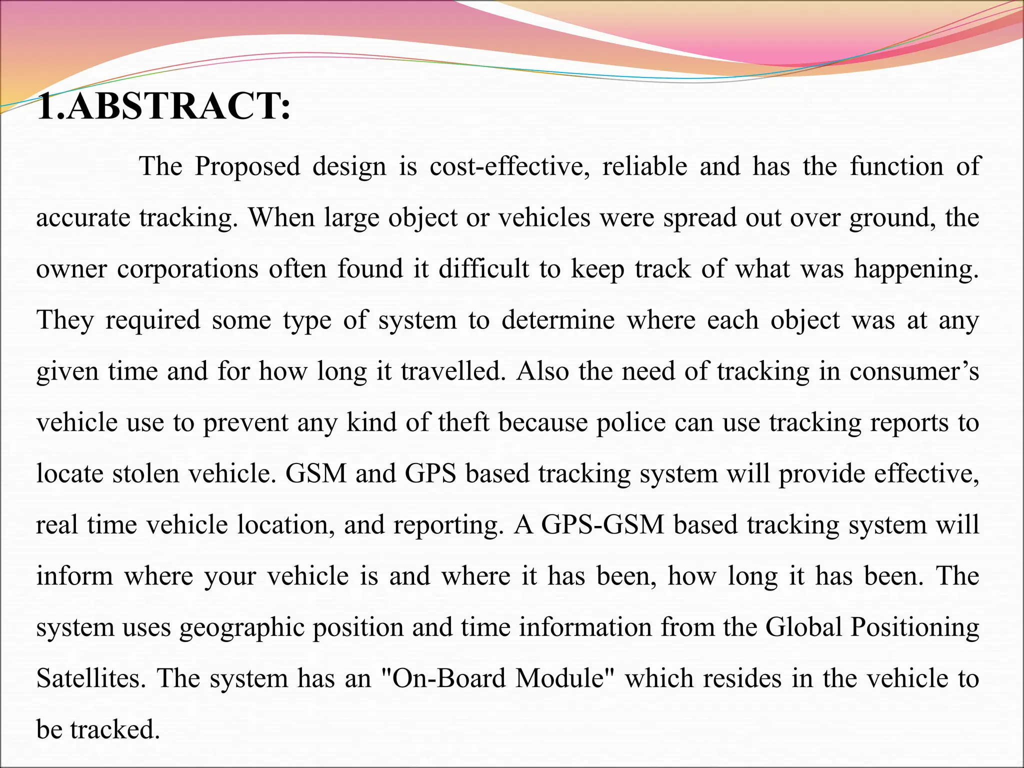 vehicle tracking using gsm and gps with arduino and lcd | PPT