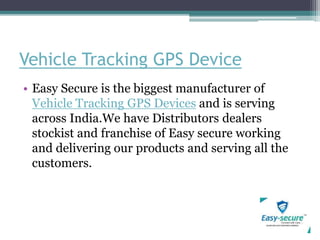 Vehicle tracking gps device ppt | PPTX