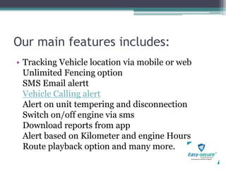 Vehicle tracking gps device ppt | PPTX