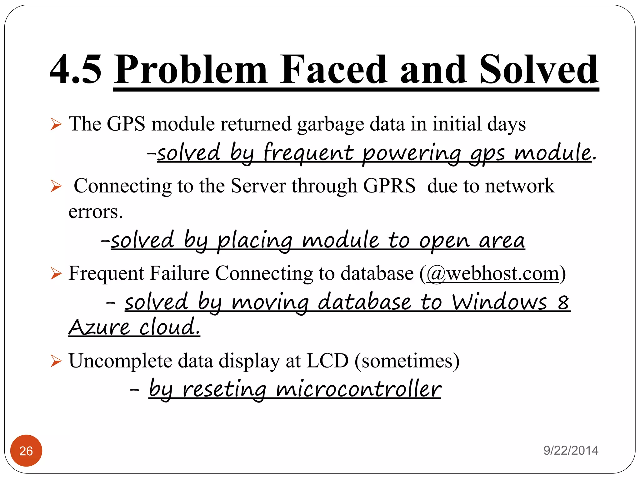 Vehicle Tracking System Using Gps And Gsm Pptx Auto Navigation