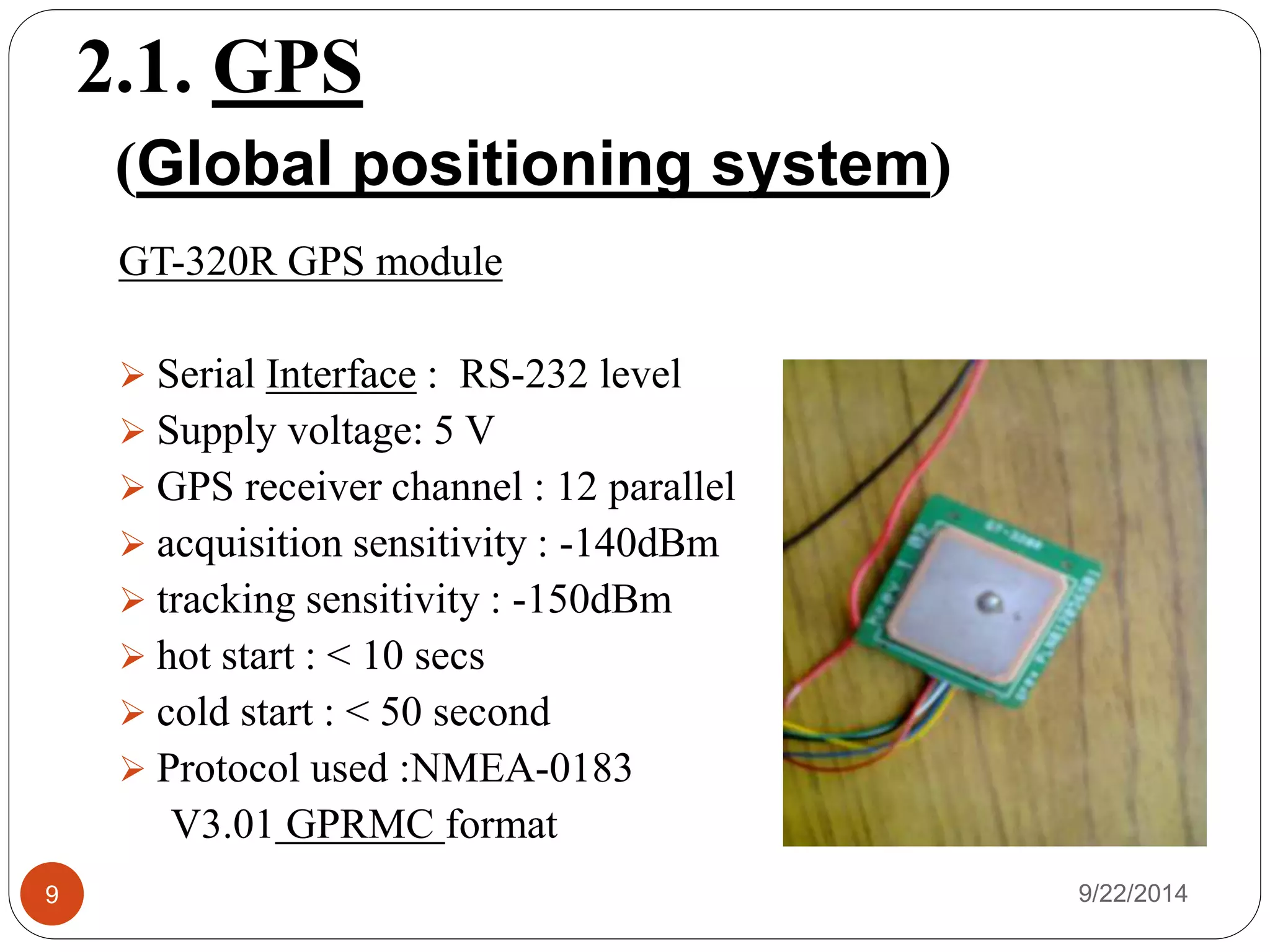 Vehicle tracking system using gps and gsm | PPTX