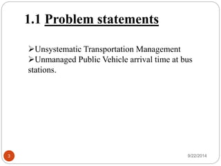 Vehicle tracking system using gps and gsm | PPTX