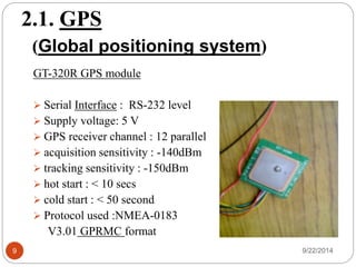 Vehicle tracking system using gps and gsm | PPTX