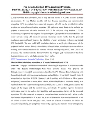 IEEE Vehicular technology 2016 Title and Abstract | PDF