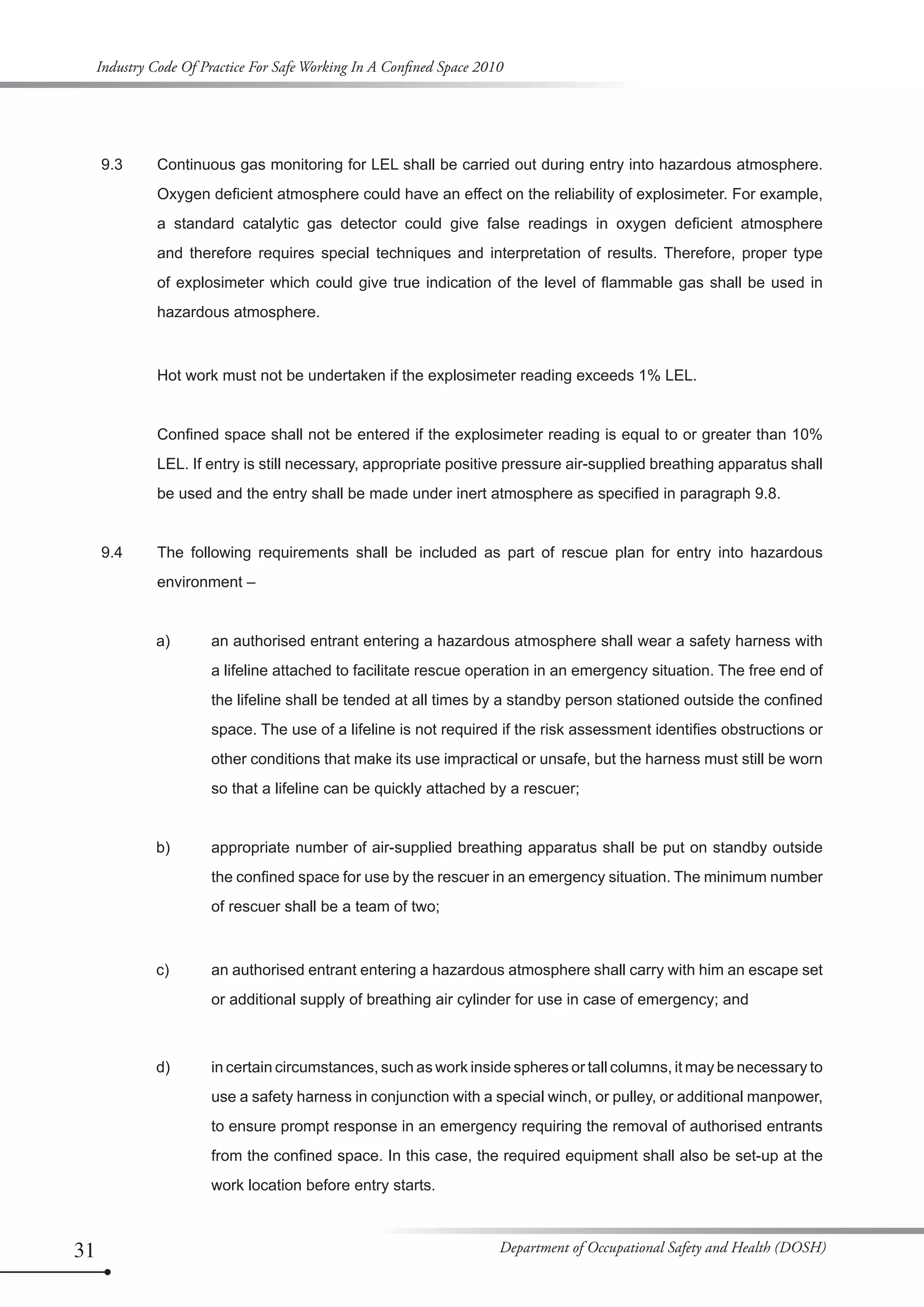 Ve icop confinedspace_2010 | PDF