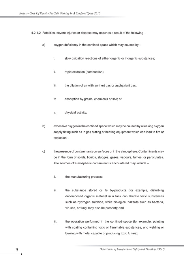 Ve icop confinedspace_2010 | PDF | First Aid | Injuries