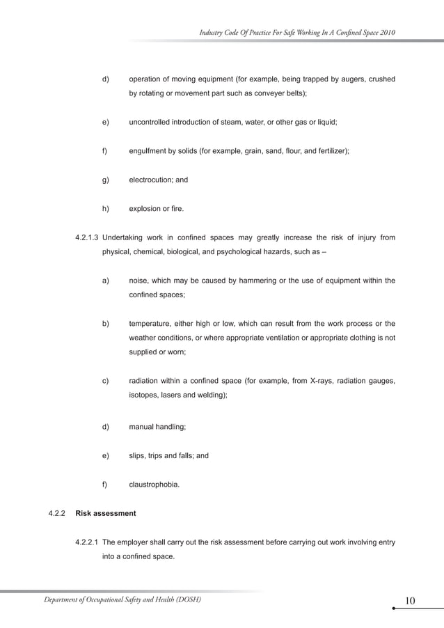Ve icop confinedspace_2010 | PDF | First Aid | Injuries