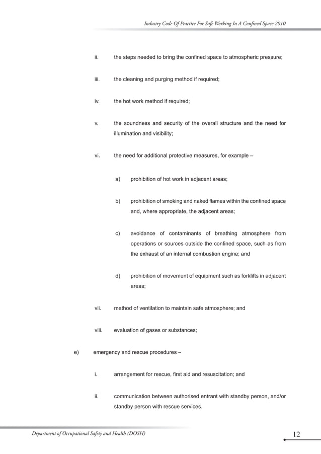 Ve icop confinedspace_2010 | PDF | First Aid | Injuries