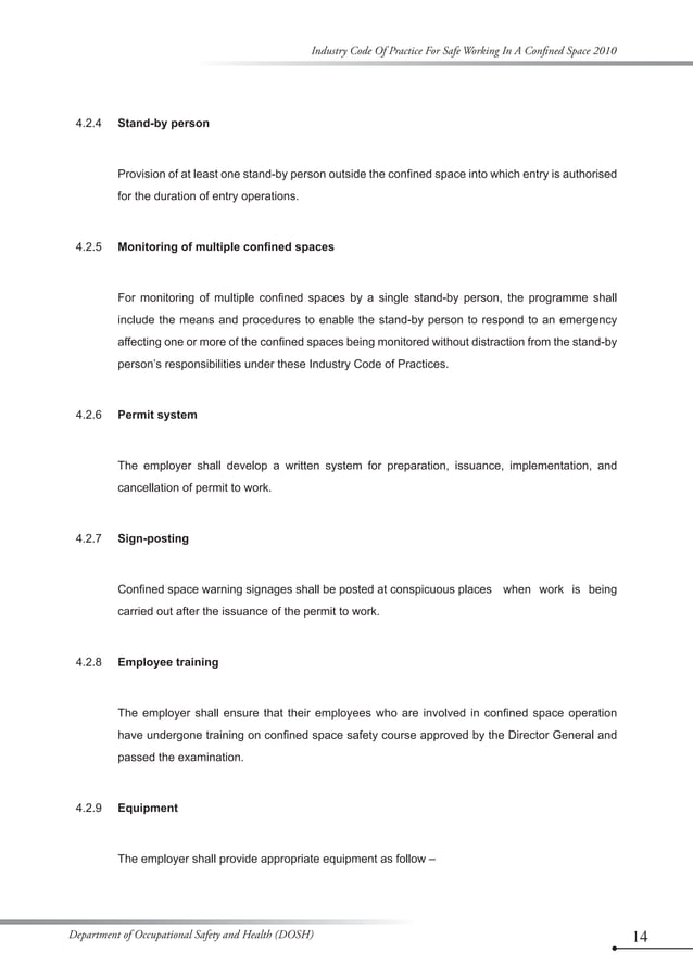 Ve icop confinedspace_2010 | PDF | First Aid | Injuries