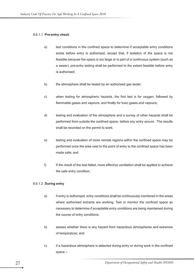 Ve icop confinedspace_2010 | PDF | First Aid | Injuries