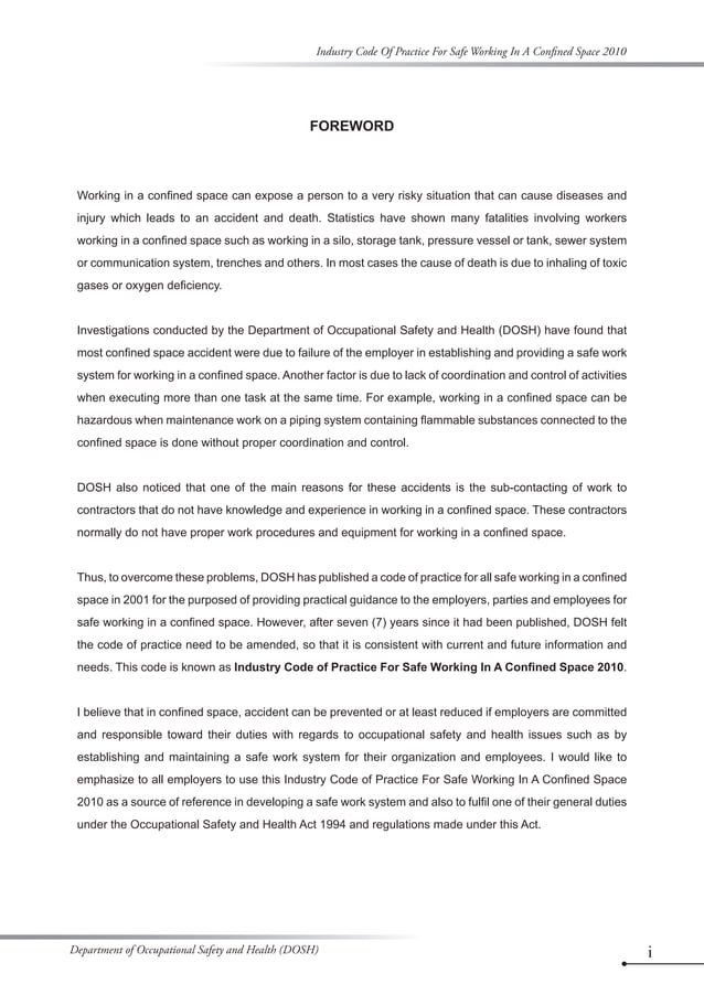 Ve icop confinedspace_2010 | PDF | First Aid | Injuries