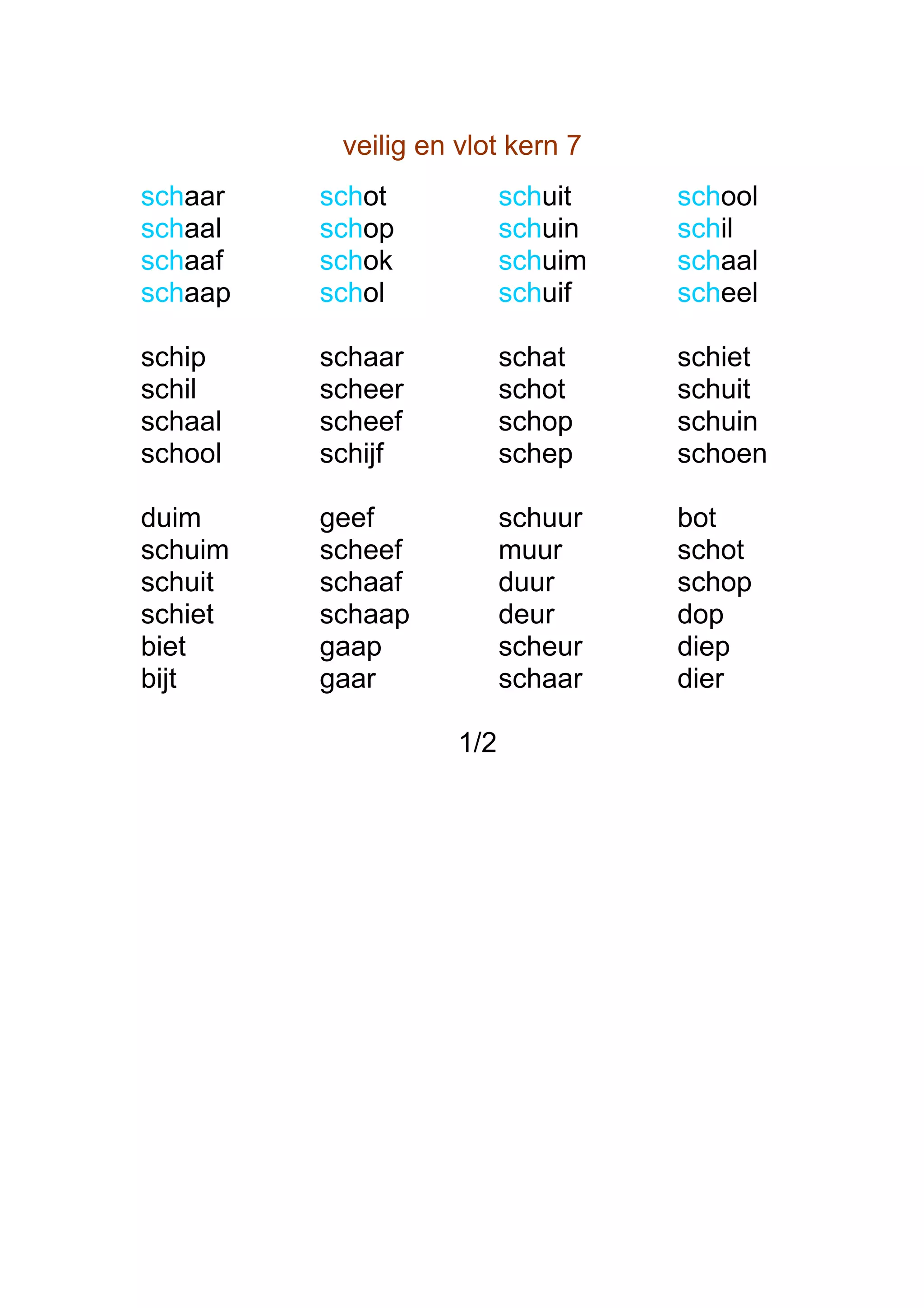 Veilig en vlot_kern_7 | PDF