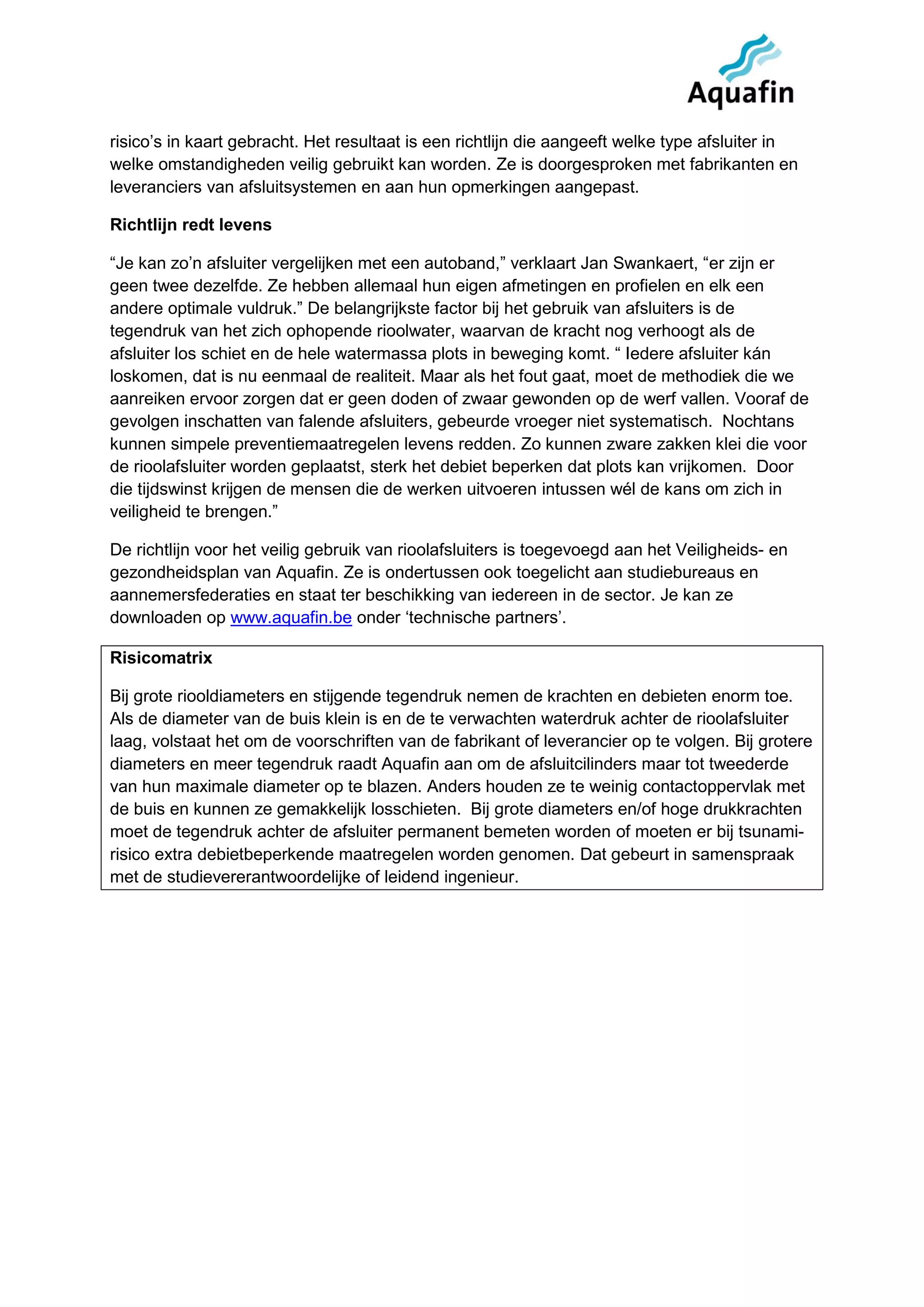 Richtlijn opblaasbare rioolafsluiters - sewer plugs | PDF