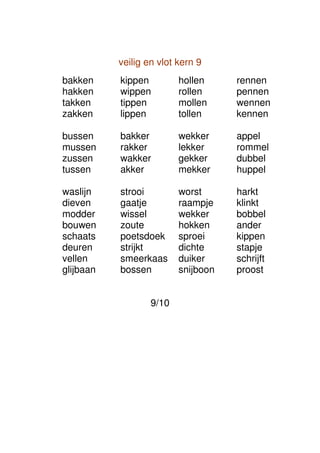 Veiligvlot kern 9 | PDF