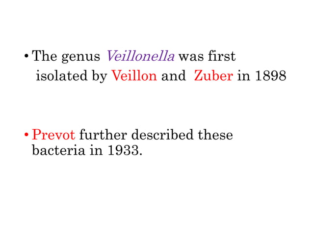VEILLONELLA microbiology bacteria presentation .pptx | Chemistry | Science